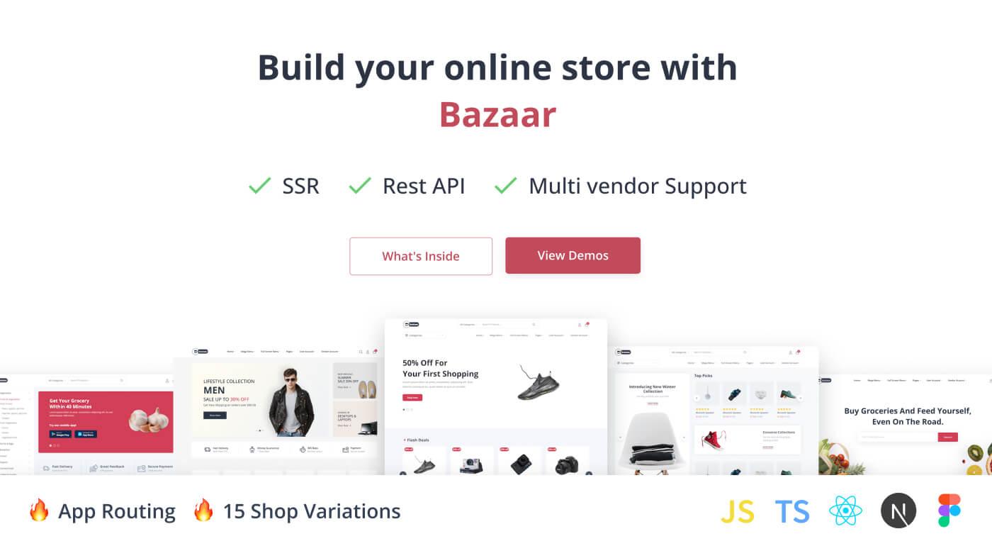 Bazaar Pro - Multipurpose Next.js Ecommerce Template - MUI Store