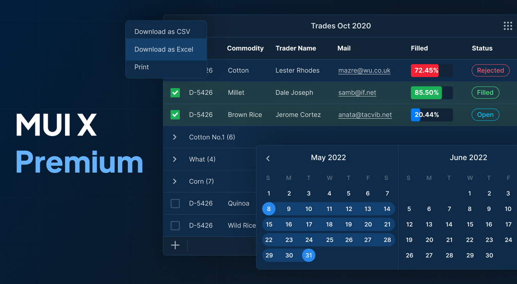 React themes & templates - MUI Store