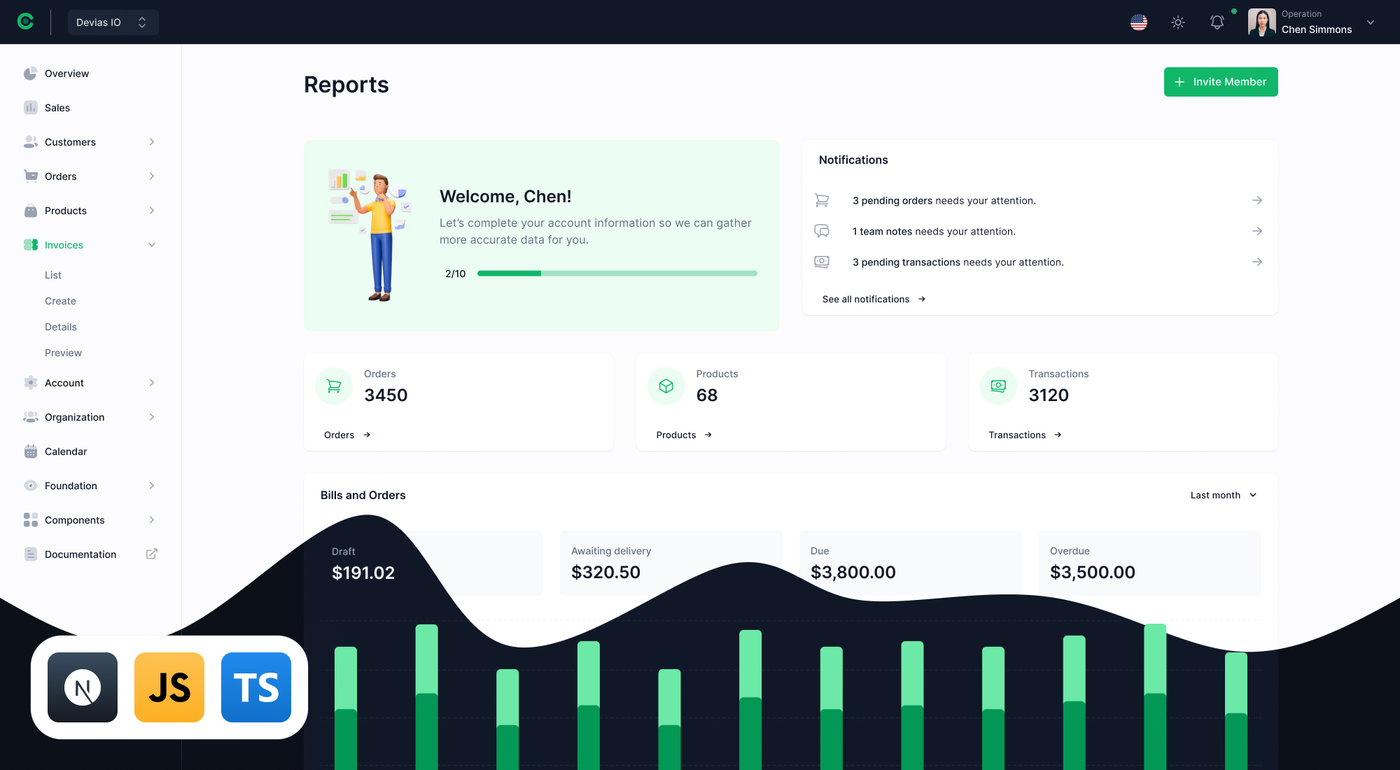 Carpatin - Admin Dashboard - MUI Store